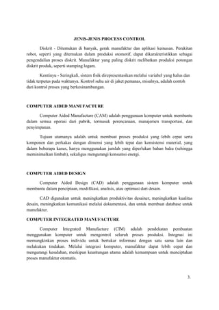 Penerapan komputer di bidang industri | DOCX