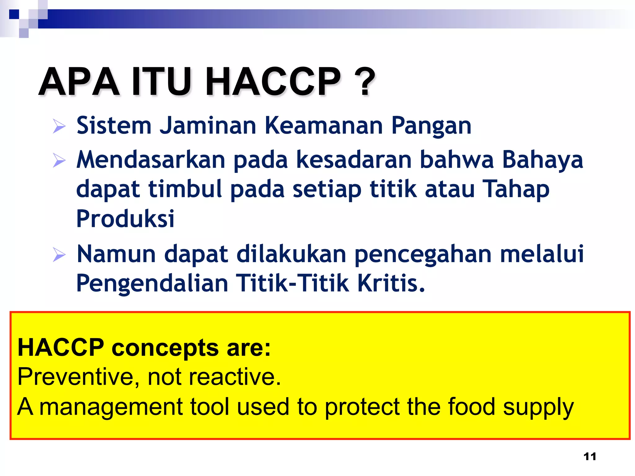 Penerapan konsep HACCP untuk produk perikanan | PDF
