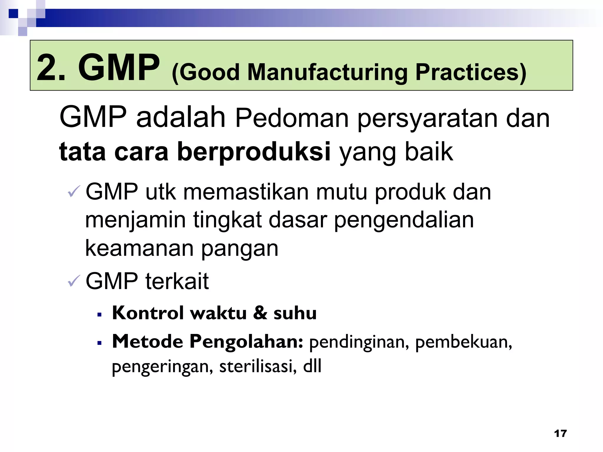 Penerapan konsep HACCP untuk produk perikanan | PDF