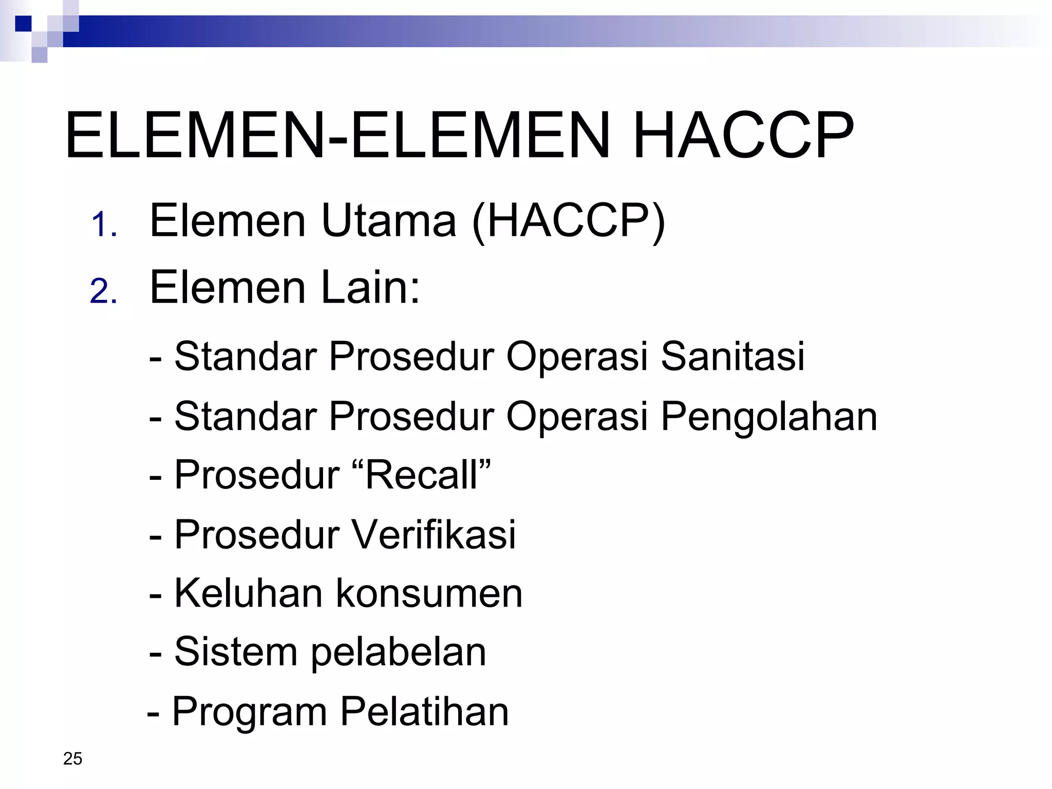 Penerapan konsep HACCP untuk produk perikanan | PDF