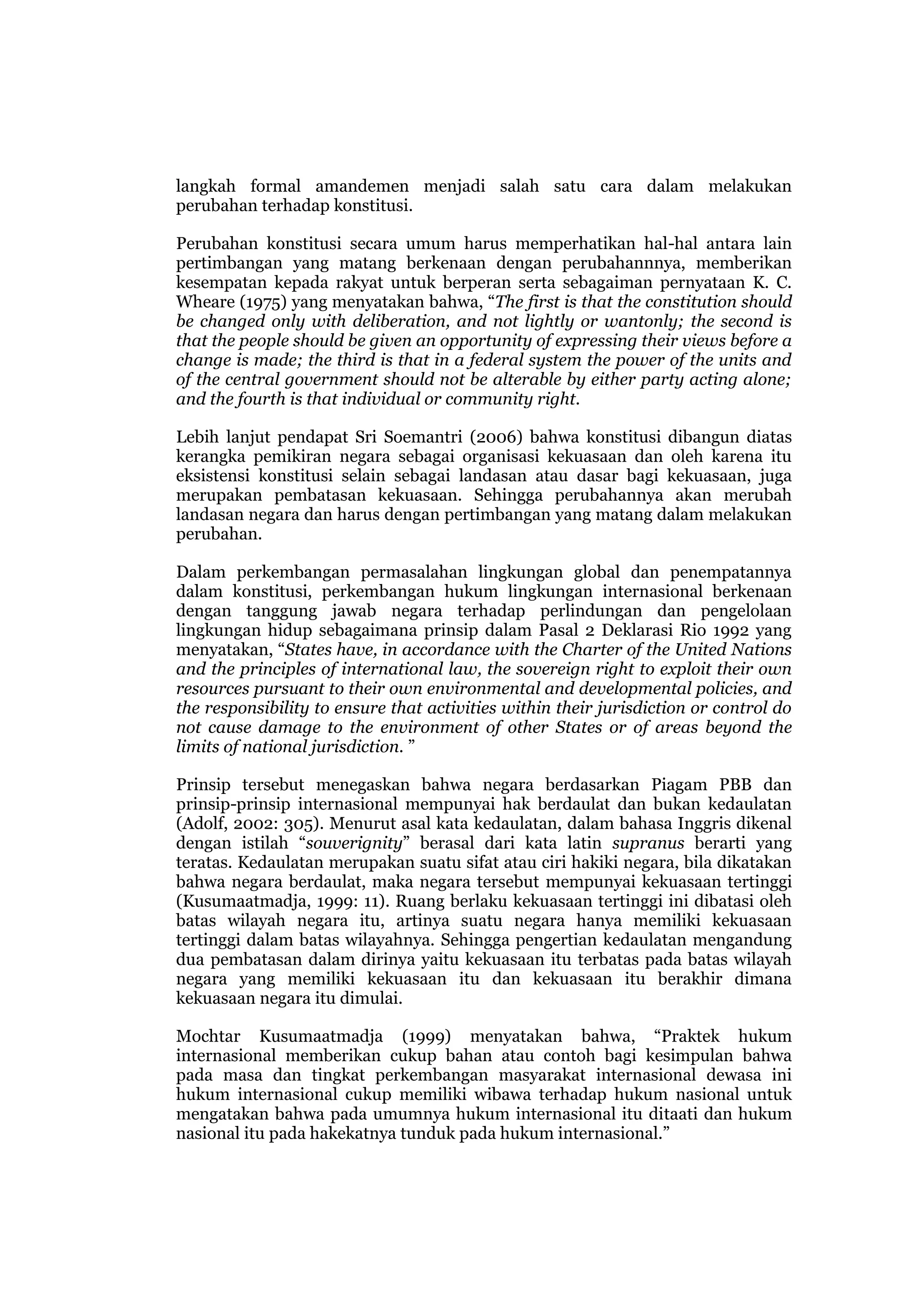 Penerapan Konstitusi Hijau, Penegakan Hukum Lingkungan, dan Pembentukan Masyarakat Ekologi ...