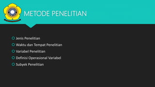 Powerpoint Seminar Hasil Penelitian | PPTX