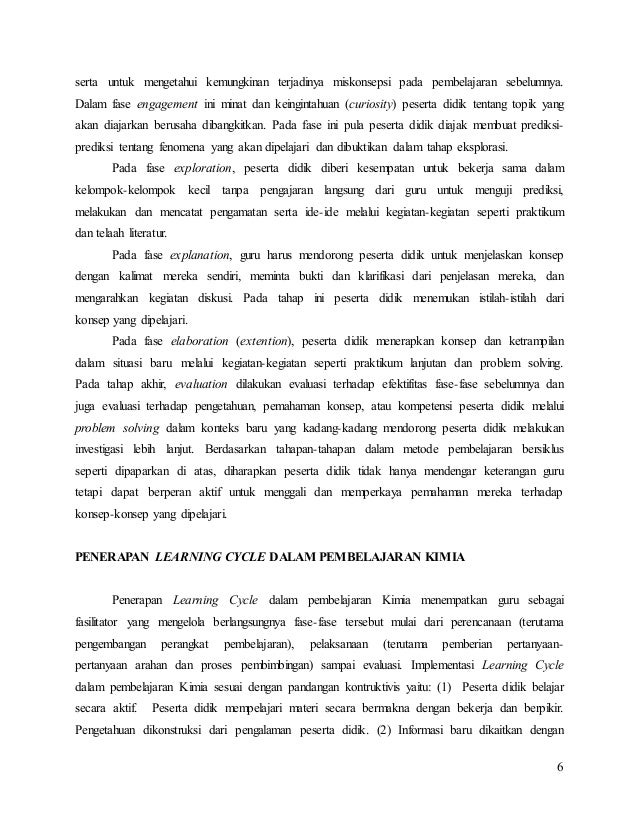 Langkah Langkah Model Pembelajaran Learning Cycle 5e - Seputar Model