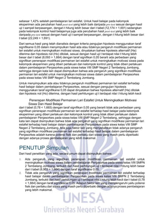 Penerapan Modifikasi Permainan Lari Estafet Untuk Meningkatkan Motivasi ...