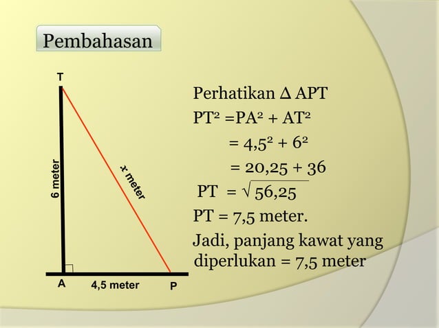 PENERAPAN PYTHAGORAS-oke.ppt