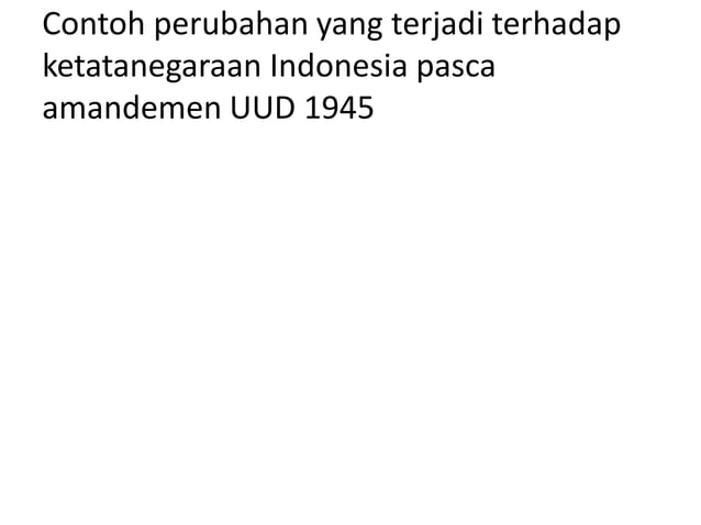 Penerapan sistem pemerintahan parlementer di indonesia tahun | PPTX