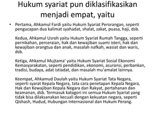 Penerapan syariat islam | PPTX