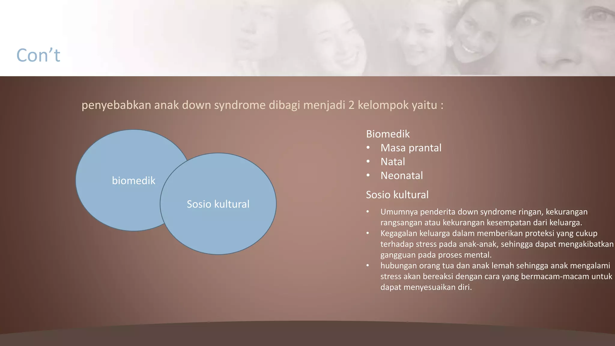 Penerimaan diri ibu terhadap anak down syndrome (ppt) | PPTX