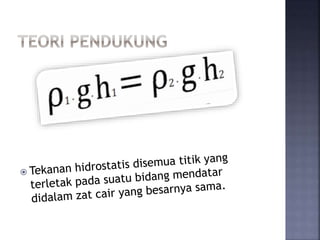 Penerus newton hukum untama hidrostatis- | PPT