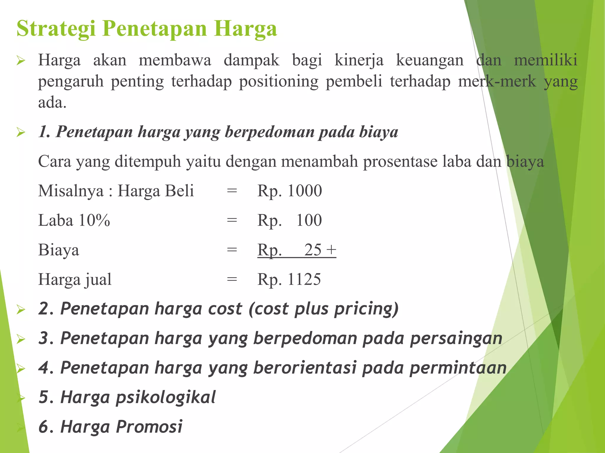 Penetapan Harga ( WJS - Universitas Jambi ) | PPTX