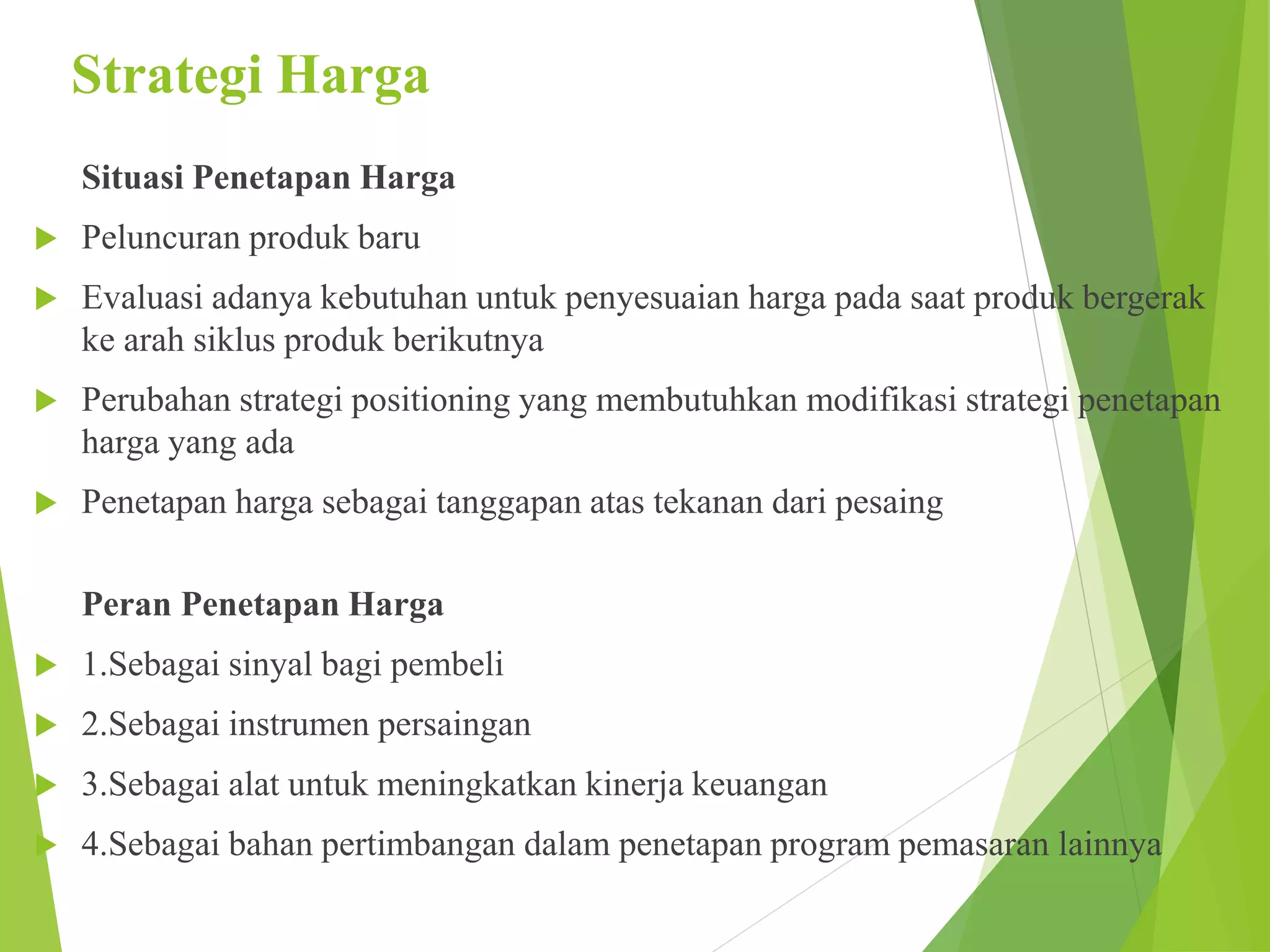 Penetapan Harga ( WJS - Universitas Jambi ) | PPTX