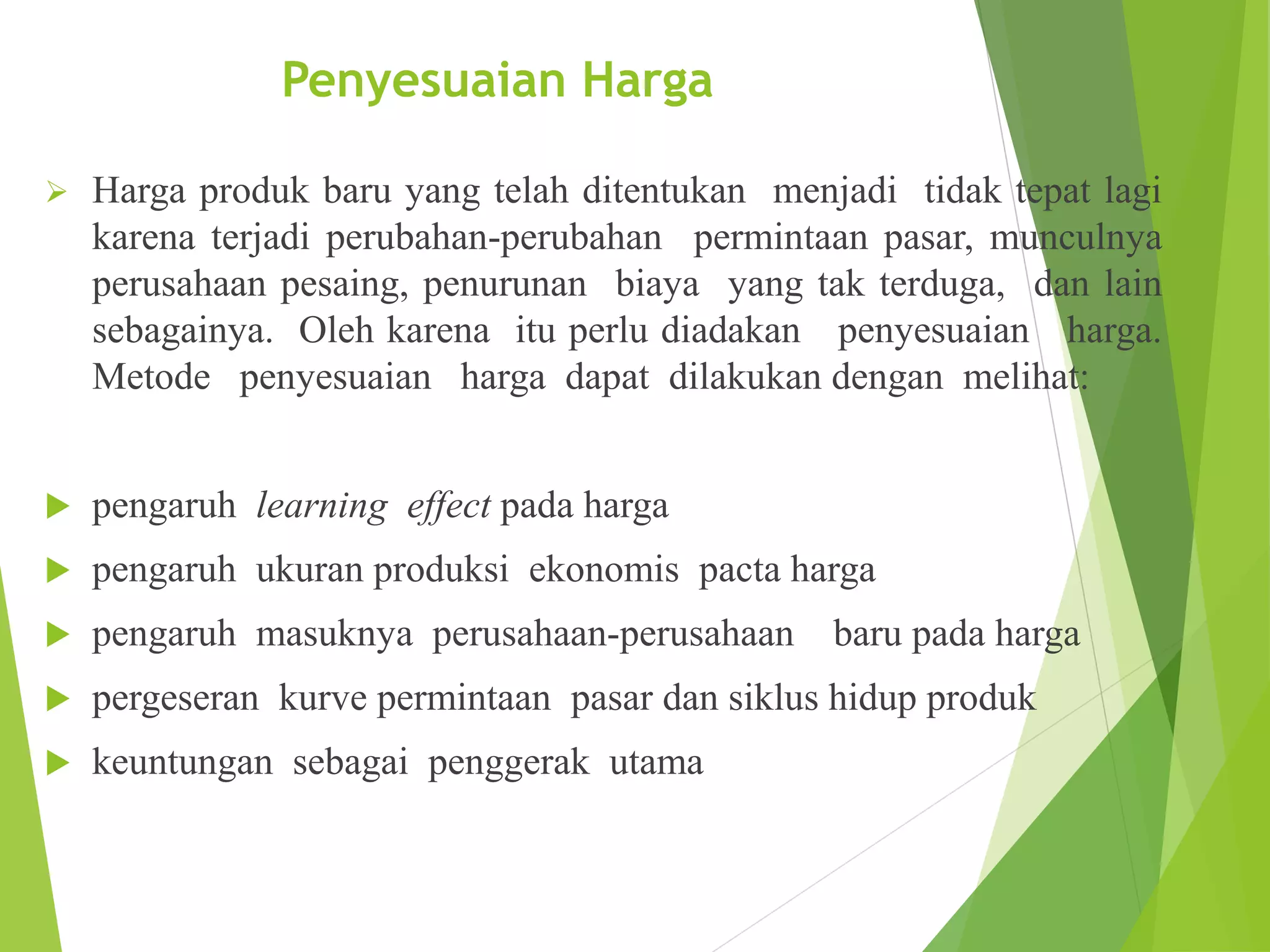 Penetapan Harga ( WJS - Universitas Jambi ) | PPTX