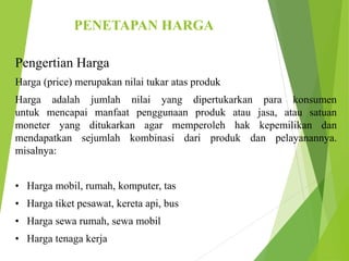 Penetapan Harga ( WJS - Universitas Jambi ) | PPTX
