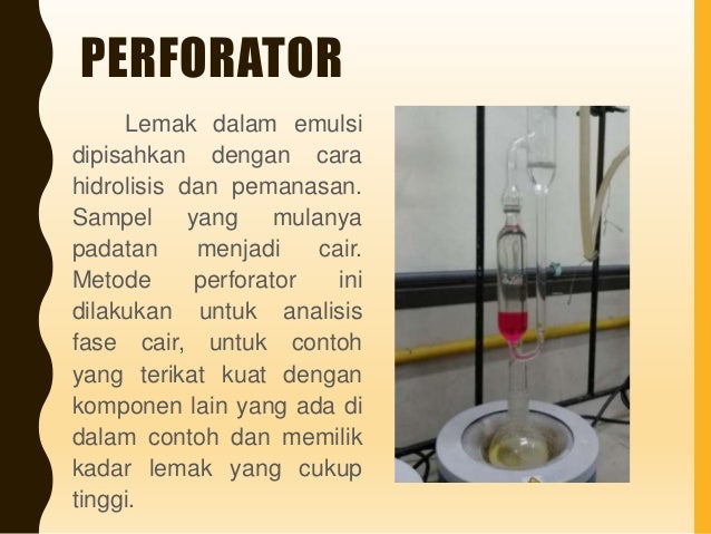 PENETAPAN KADAR LEMAK