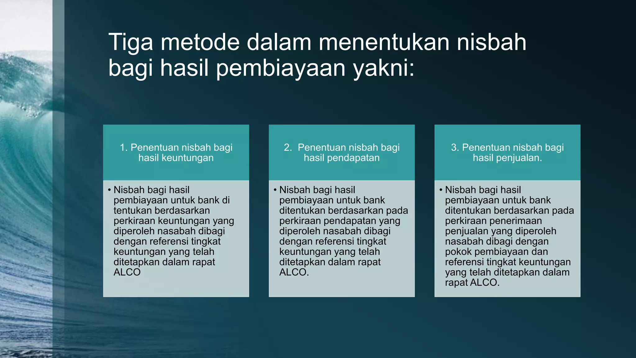 Penetapan margin dan nisbah bagi hasil | PPTX