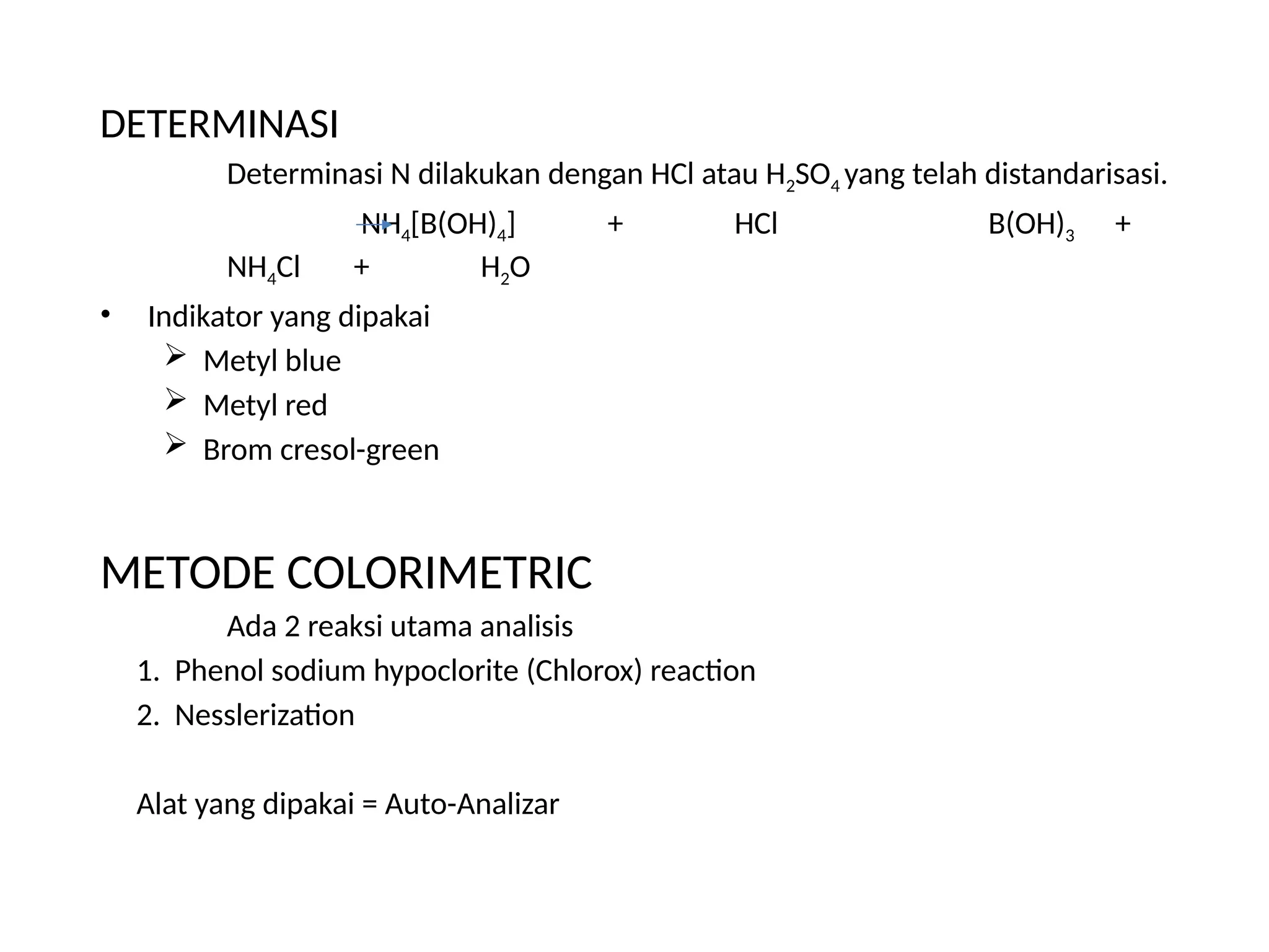 Penetapan N dalam tanah marginal tropica basah | PPTX