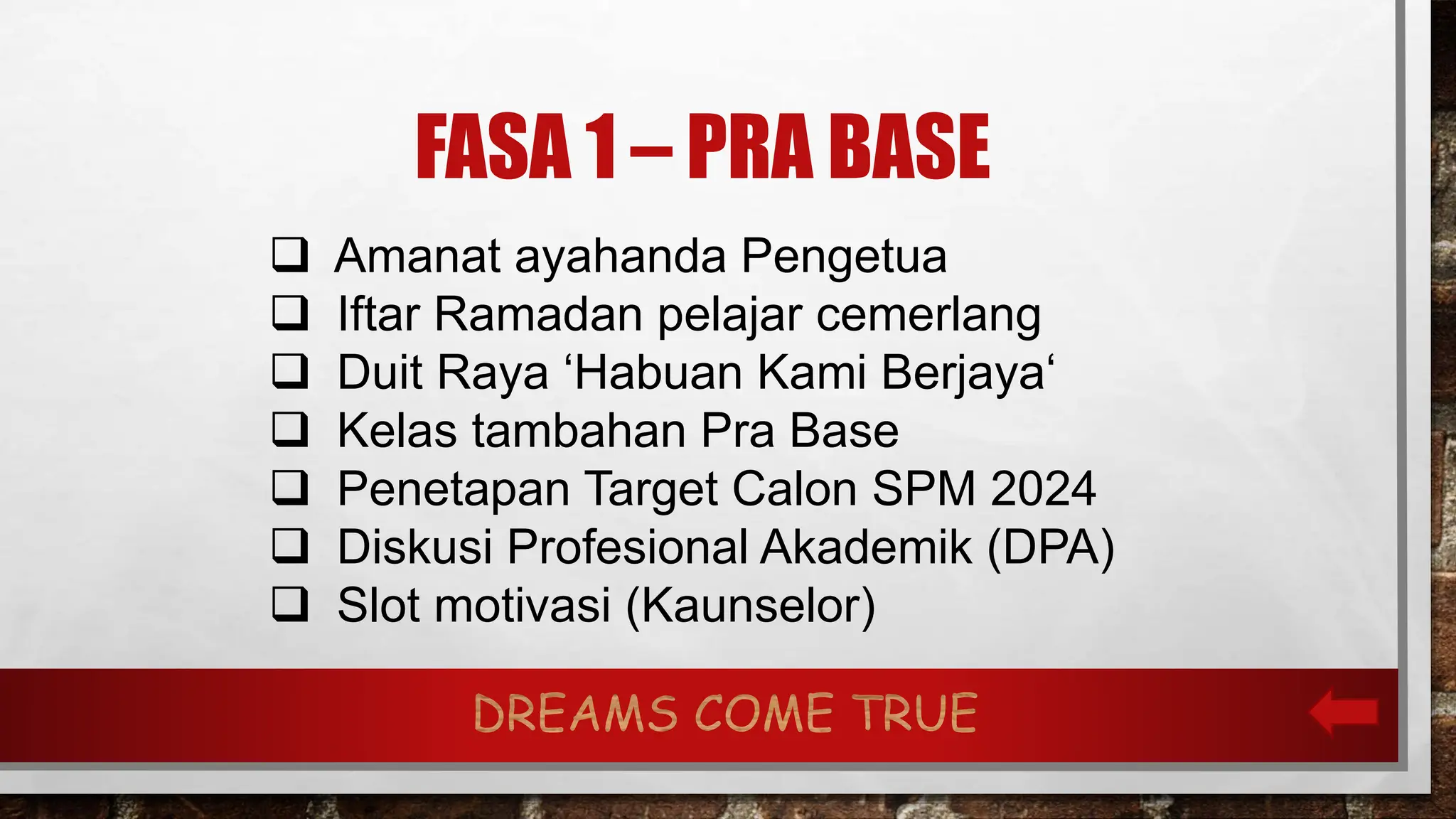 PENETAPAN TARGET CALON-CALON SIJIL PELAJARAN MALAYSIA (SPM) TAHUN 2024 ...