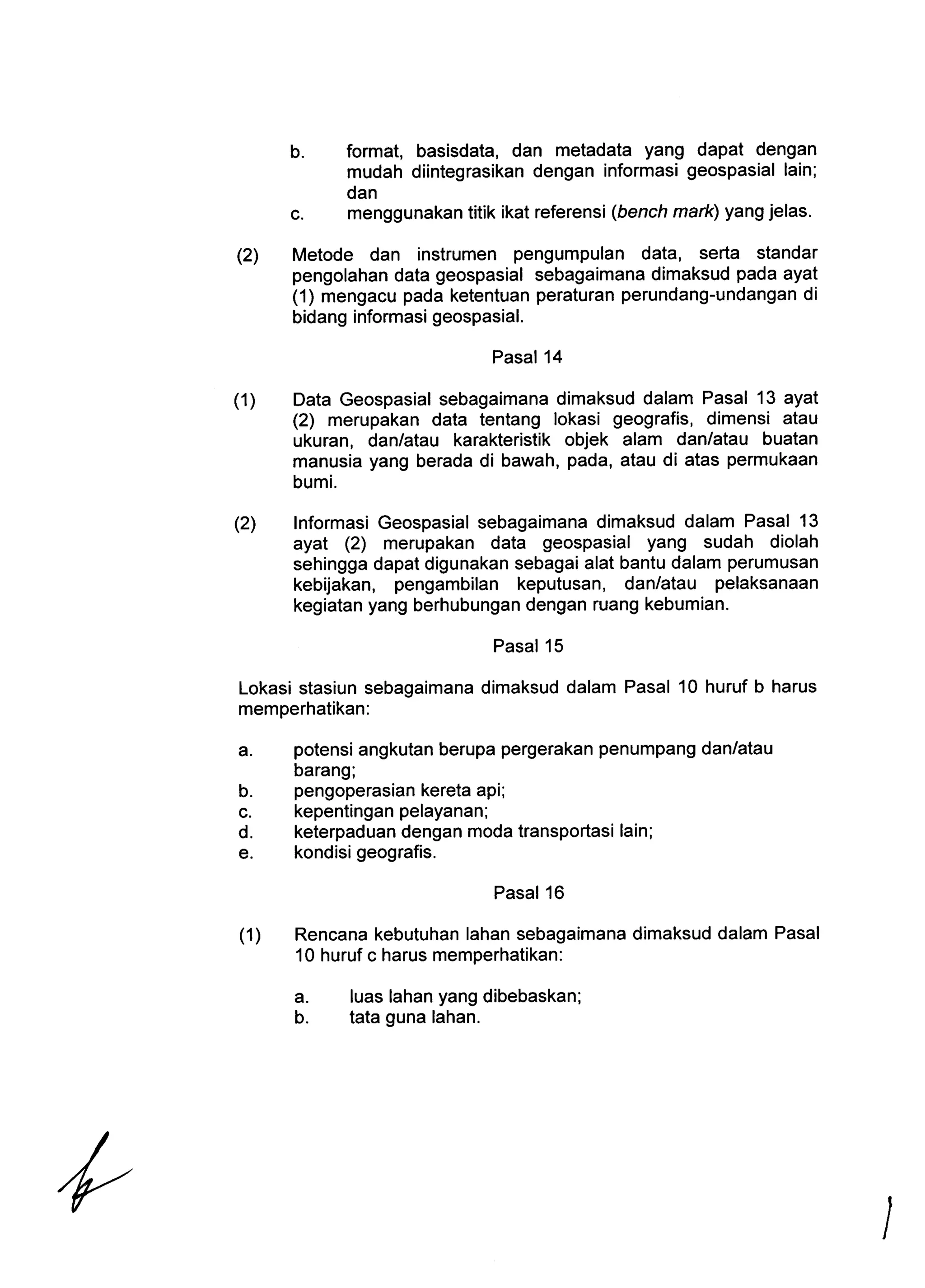 Penetapan trase pm no.-11_tahun_2012 | PDF