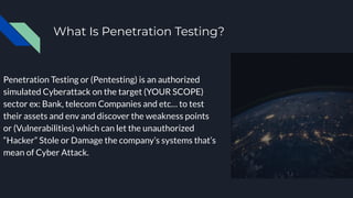 Penetartion test-process-presentstion | PDF