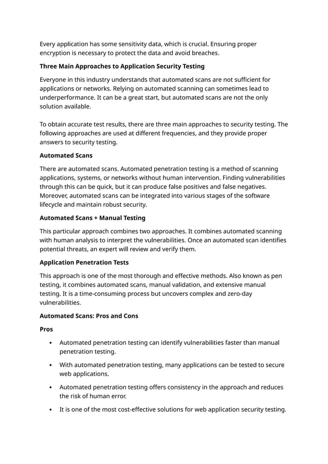 Automated vs Manual Penetration Testing - Which Should You Choose | PDF