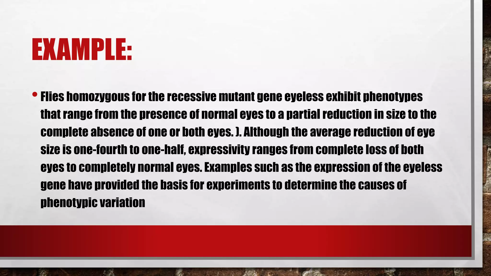 Penetrance and expressivity | PPTX