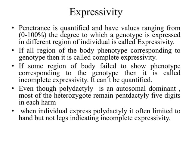 Penetrance and expressivity.pdf | Diabetes | Diseases and Conditions