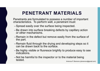 Penetrant testing | PDF