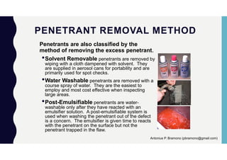 Penetrant testing | PDF