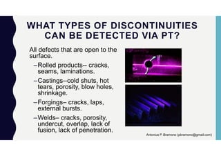 Penetrant testing | PDF