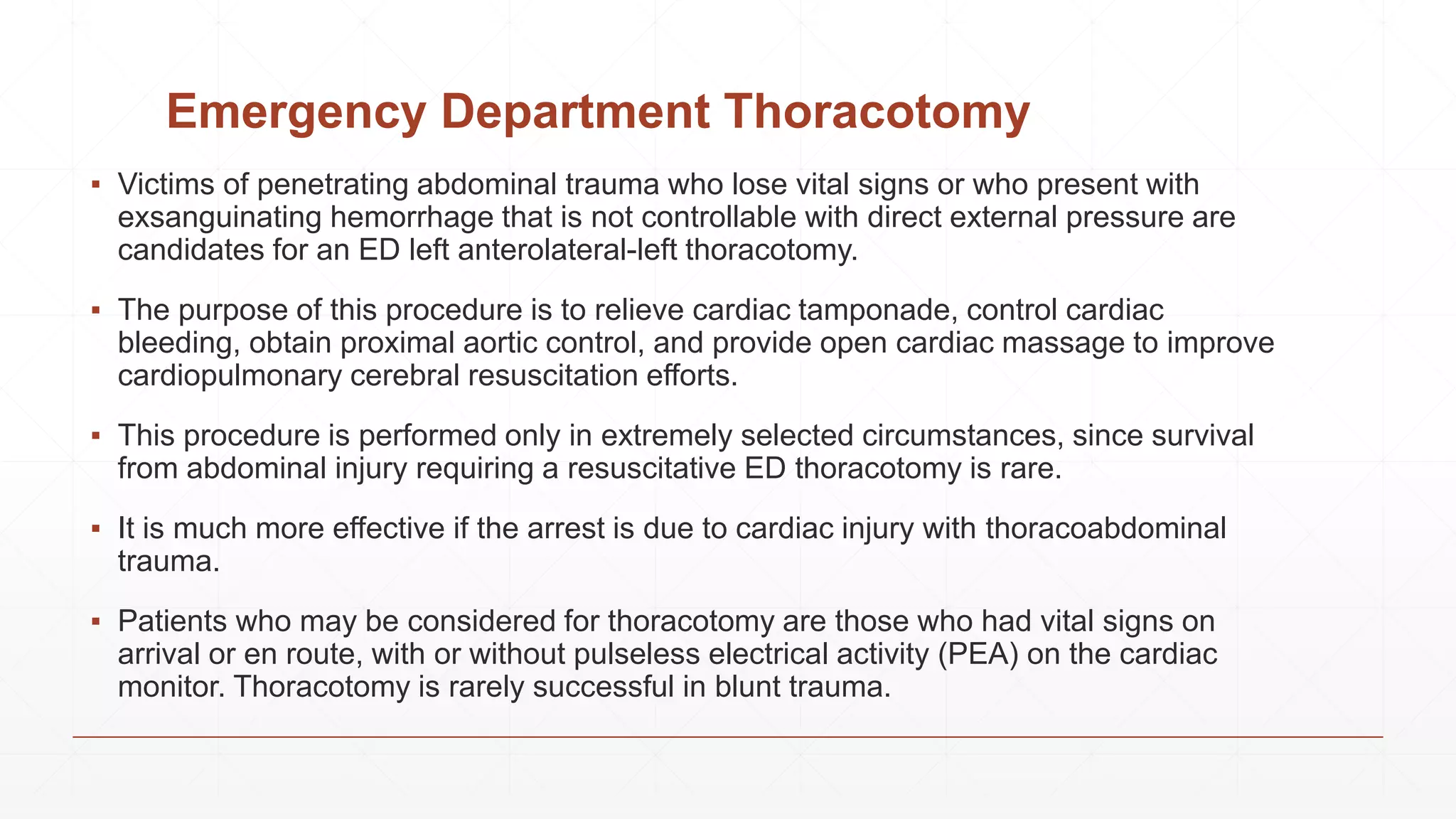 PENETRATING ABDOMINAL TRAUMA | PPTX