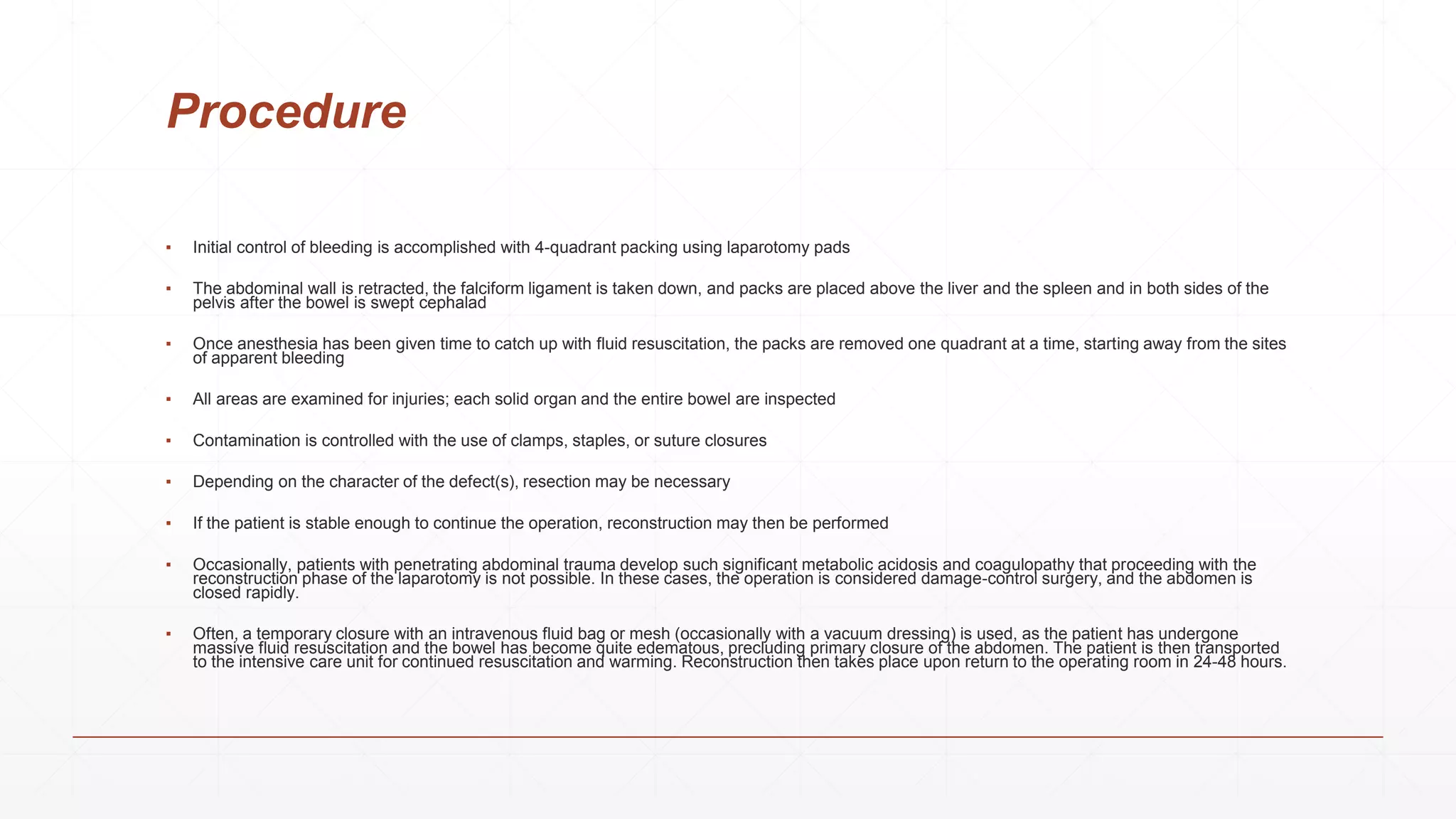 PENETRATING ABDOMINAL TRAUMA | PPTX