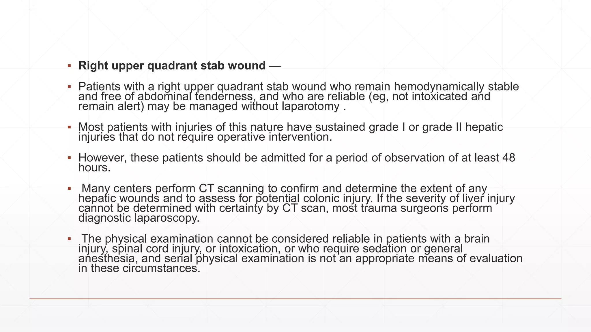 PENETRATING ABDOMINAL TRAUMA | PPTX