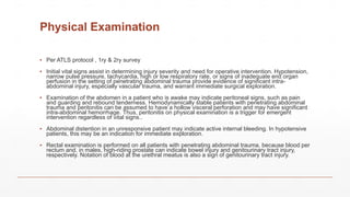 PENETRATING ABDOMINAL TRAUMA | PPTX