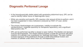 PENETRATING ABDOMINAL TRAUMA | PPTX
