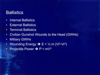 Penetrating bain injuries | PPTX | First Aid | Injuries