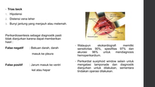 Penetrating cardiac injury | PPTX