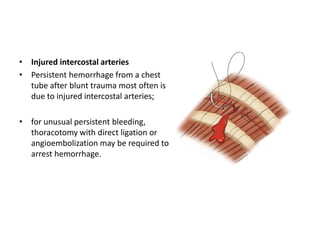 Penetrating chest trauma | PPTX