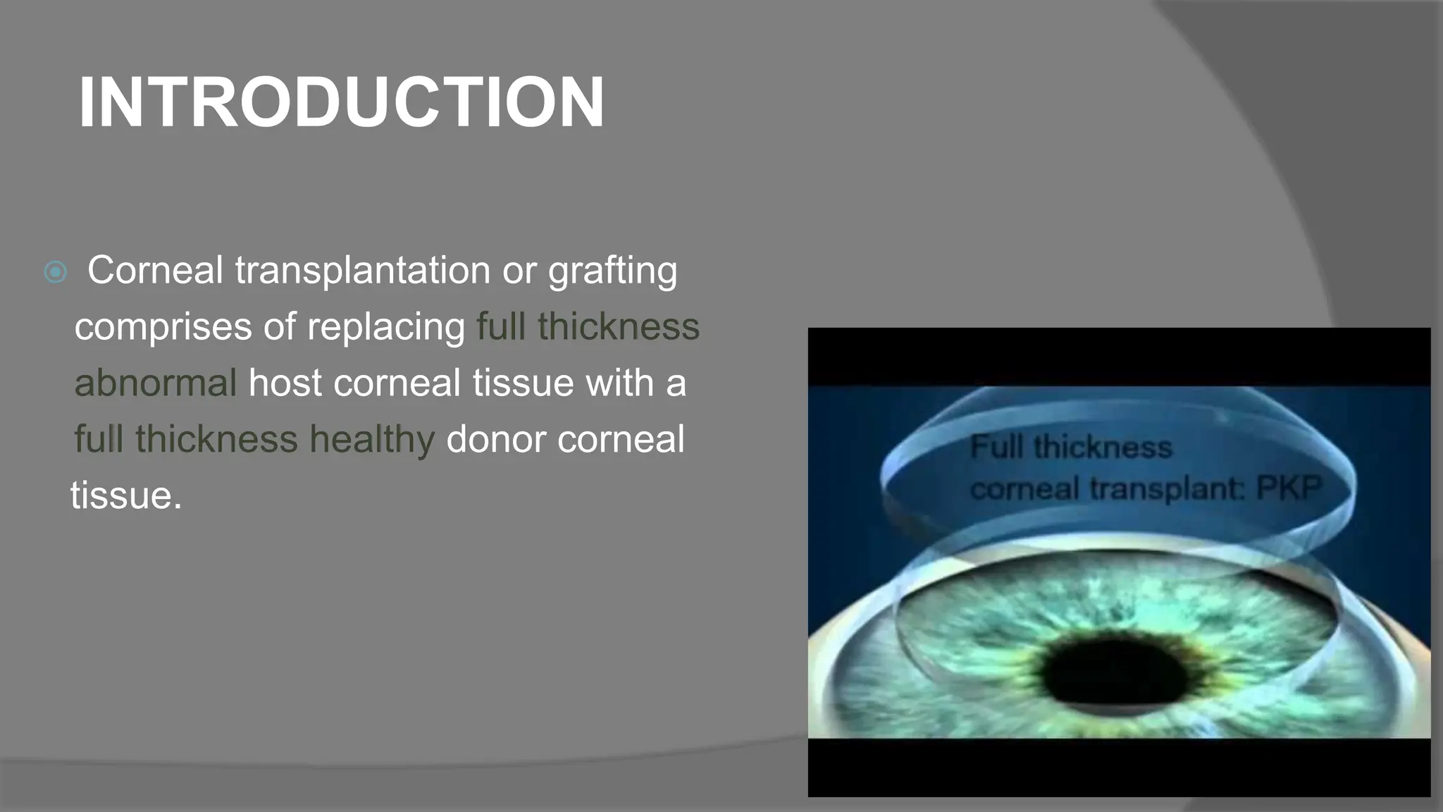penetrating keratoplasty seminar ...pptx