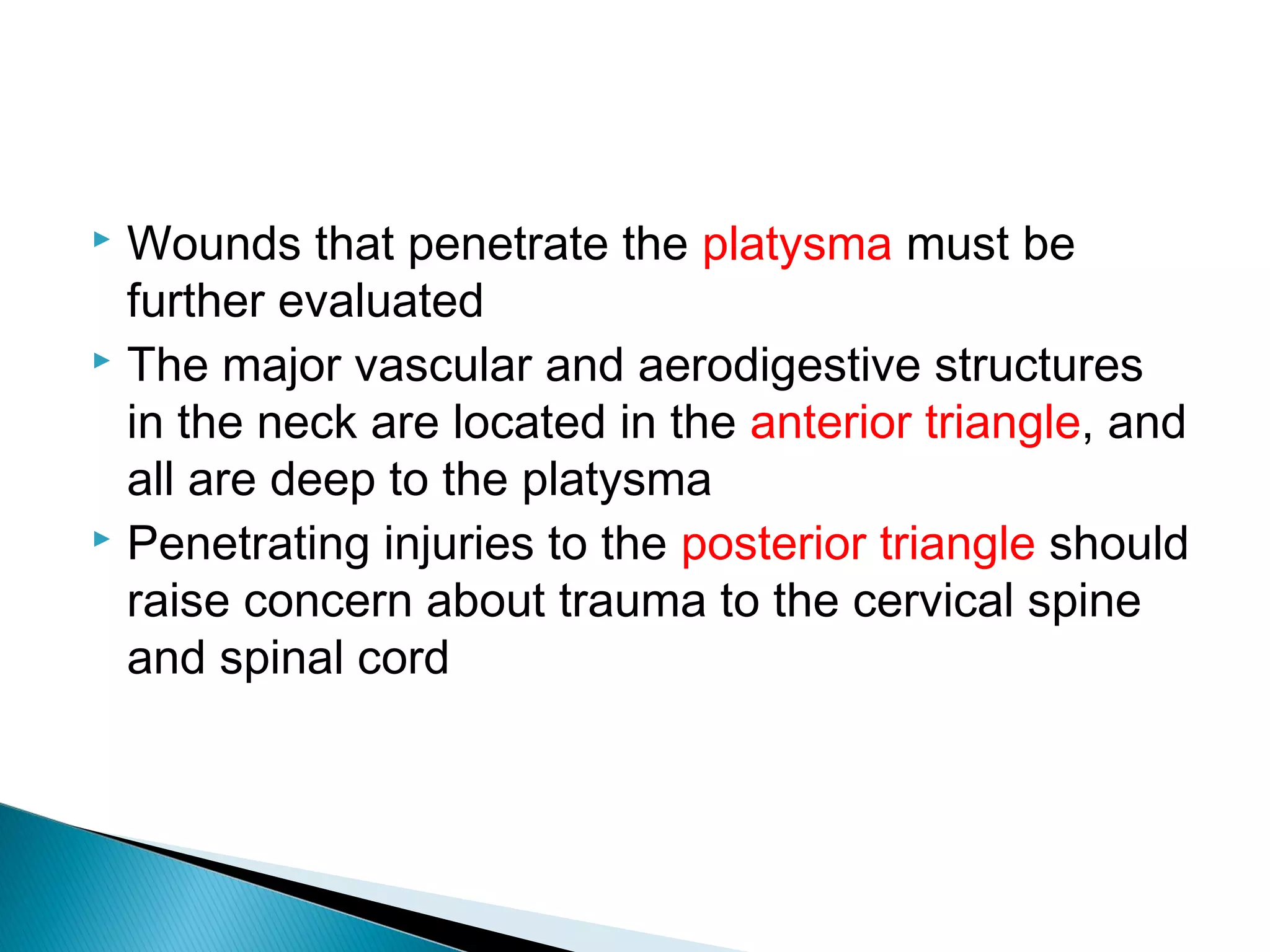 Penetrating neck injury | PPT
