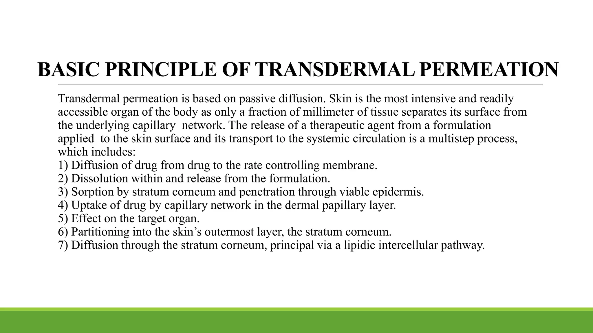 Penetration Enhancers in Transdermal Drug Delivery System | PPTX