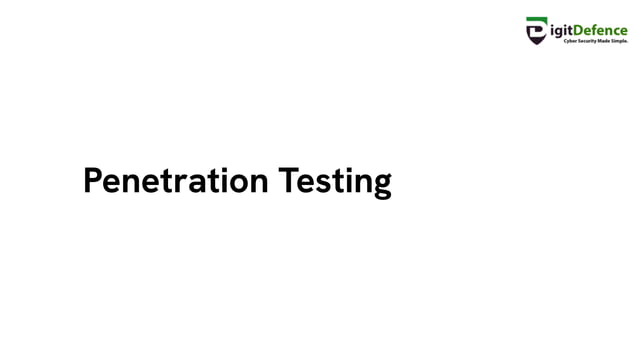 Understanding the Penetration Testing presentation | PDF | Information ...
