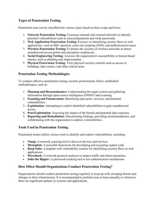 Penetration Testing: An Essential Guide to Cybersecurity | PDF