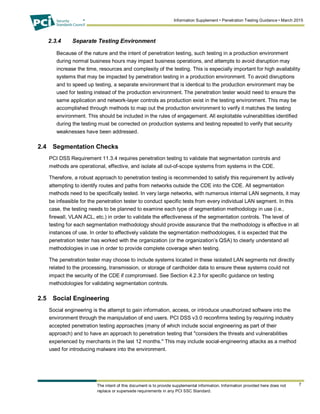PCI Guidance On Penetration Testing | PDF
