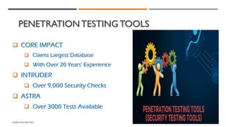 PENETRATION TESTING LECTURE SLIDES start | PDF