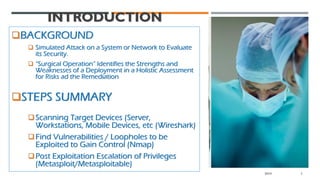 PENETRATION TESTING LECTURE SLIDES start | PDF