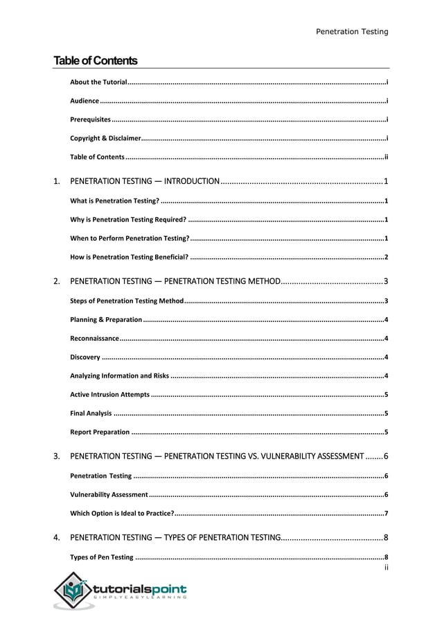 Penetration Testing Tutorial Pdf
