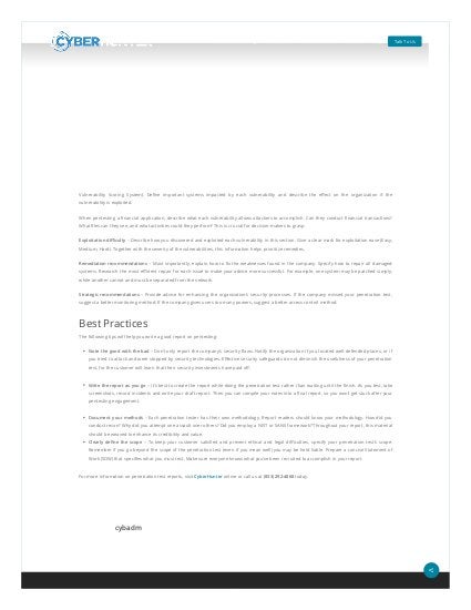 Penetration Test Reports Key Elements And Best Practices - Cyberhunter ...