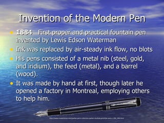 Pen evolution | PPT