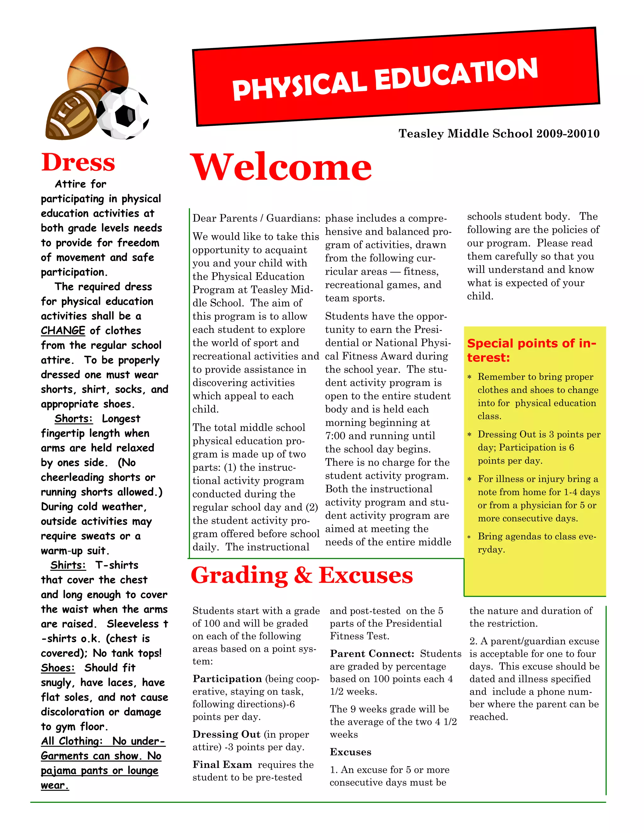 Pe Newsletter 2009 2010 | PDF