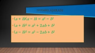 Penfaktoran dan pecahan algebra | PPT